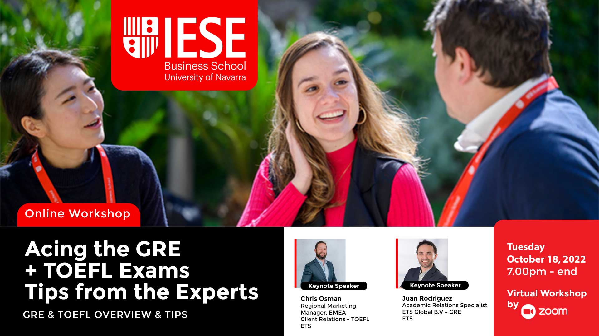 IESE – Acing the GRE + TOEFL Exams – Tips from the Experts – Edupac Indonesia