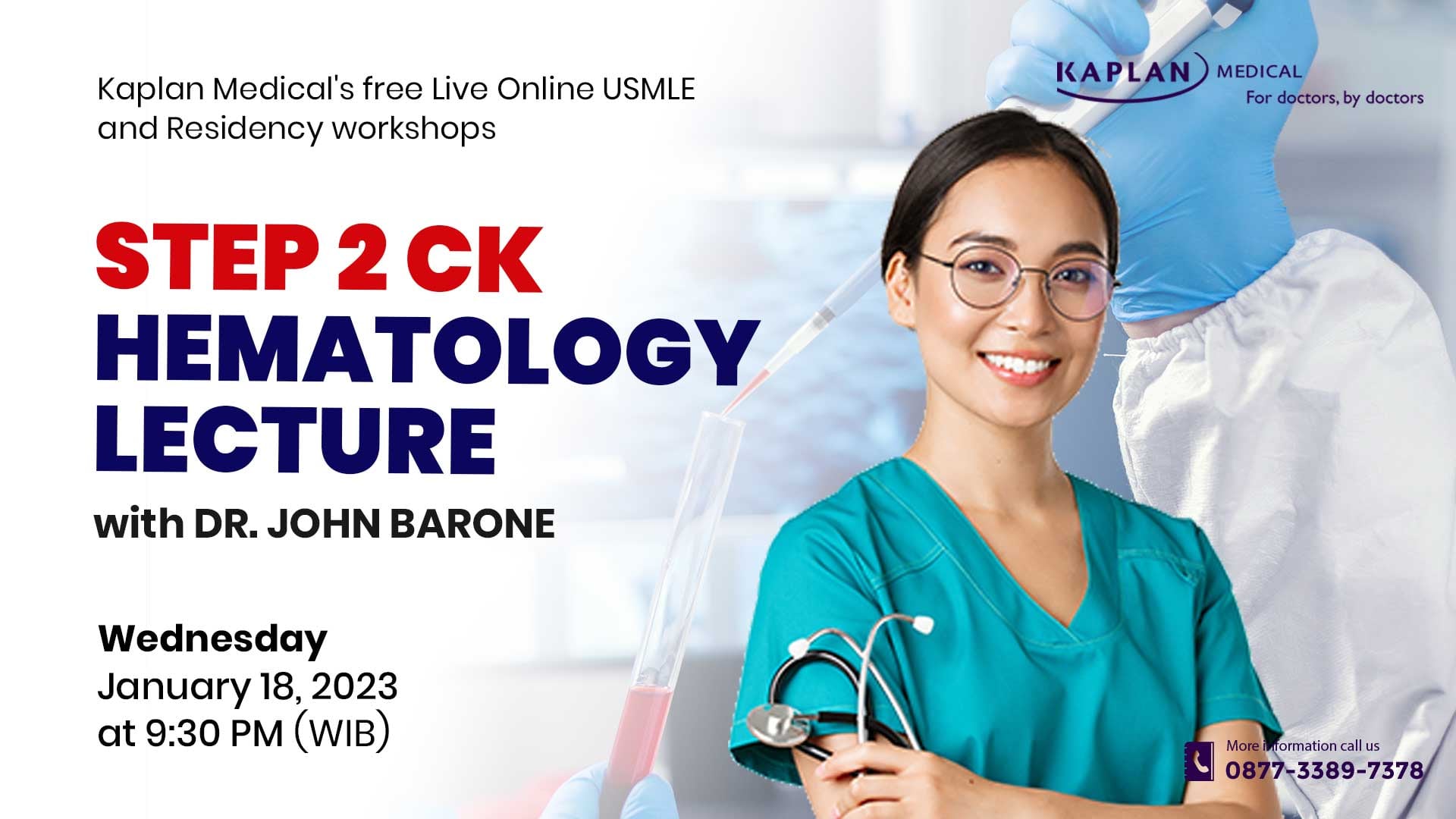 Live Online USMLE – Step 2 CK Hematology Lecture – Edupac Indonesia