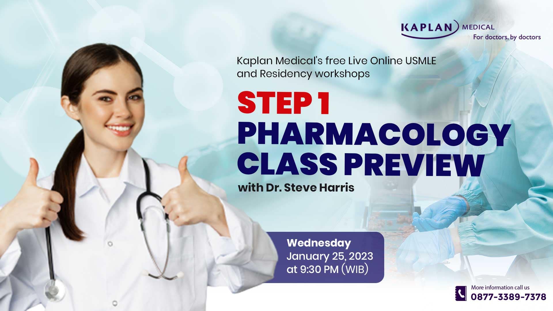 Live Online USMLE – Step 1 Pharmacology Class Preview – Edupac Indonesia