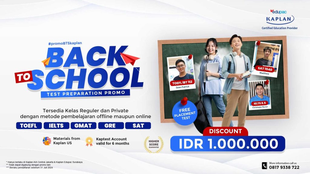 Kaplan Edupac Indonesia – Kursus persiapan ujian KAPLAN untuk TOEFL IBT, IELTS, GMAT, GRE dan ...