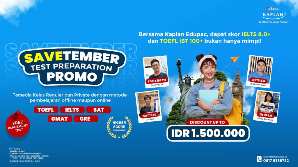 Kaplan Edupac Indonesia – Kursus persiapan ujian KAPLAN untuk TOEFL IBT, IELTS, GMAT, GRE dan ...