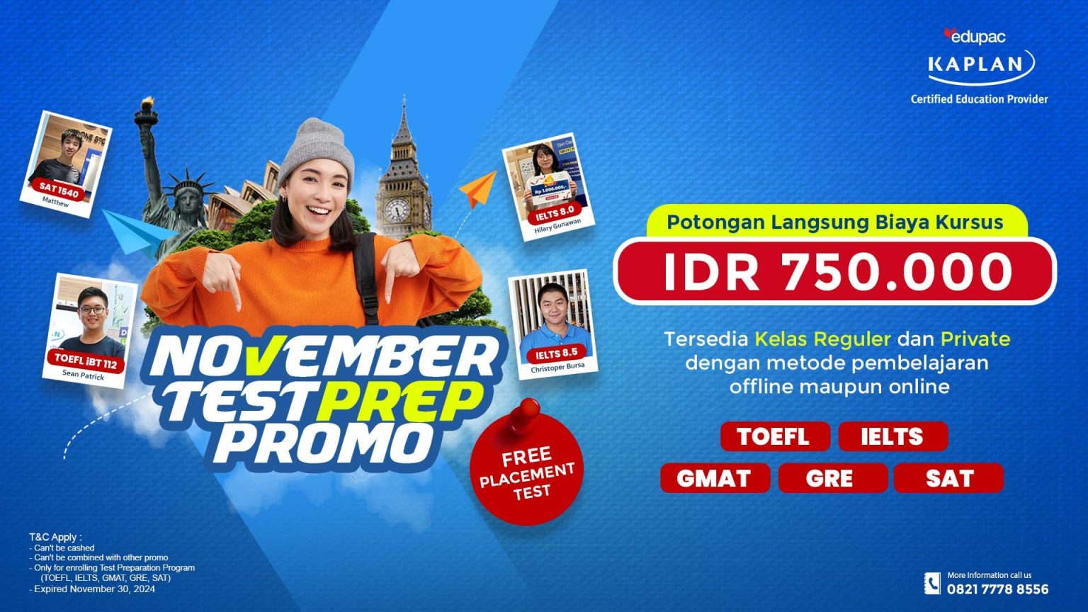 Edupac Indonesia – Kursus Persiapan Ujian KAPLAN untuk TOEFL IBT, IELTS, GMAT, GRE dan juga ...