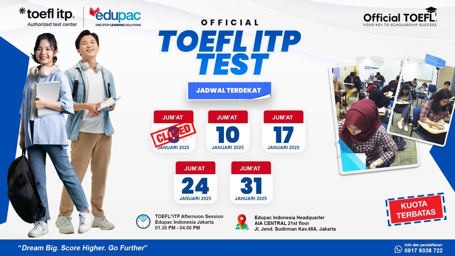 Edupac Indonesia – Kursus Persiapan Ujian KAPLAN untuk TOEFL IBT, IELTS, GMAT, GRE dan juga ...
